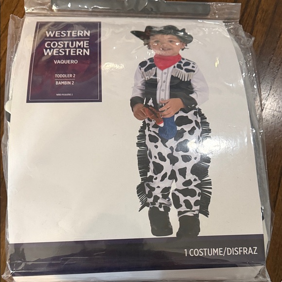 Costumes | Western Vaquero Kids Costume Black And White | Poshmark